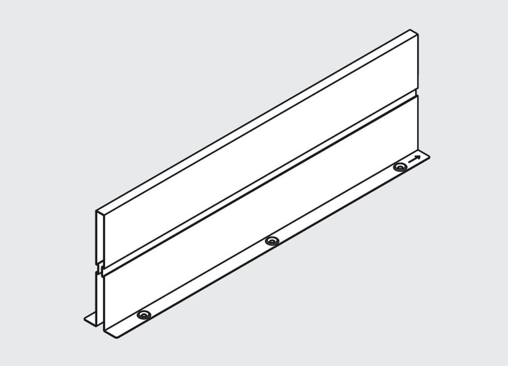 BLUM Z46L470I dividing wall Intivo 500mm steel | Démos trade a.s.