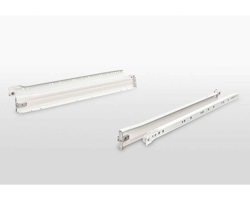 FGV slide with side panel H53/500 mm white | Démos trade a.s.